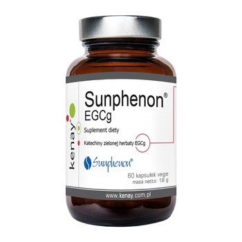 KENAY Sunphenon EGCg Katechiny zielonej herbaty, kapsułki, 60 szt ...