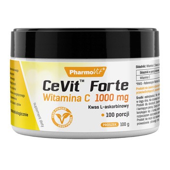 Pharmovit CeVit Forte 1000 mg Witamina C, proszek, 100 g (100 porcji ...