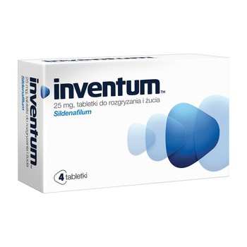 Inventum, 25 mg, tabletki do rozgryzania, żucia, 4 szt. - aptelia.pl