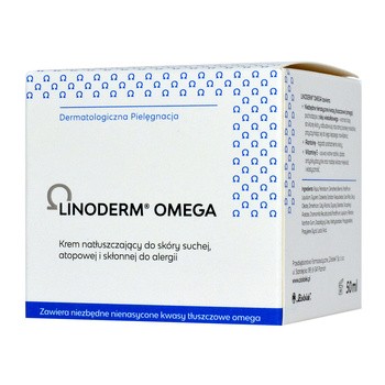 Linoderm Omega, krem na problemy dermatologiczne, 50 ml - aptelia.pl