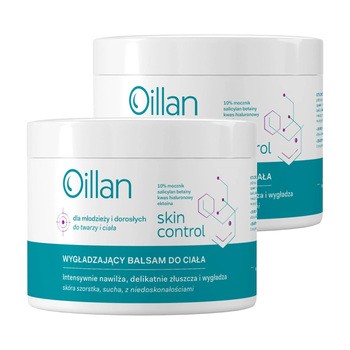 Zestaw 2 x Oillan Skin Control, wygładzający balsam do ciała i twarzy ...