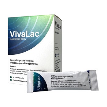 VivaLac, proszek, saszetki, 3 g x 14 szt. - aptelia.pl