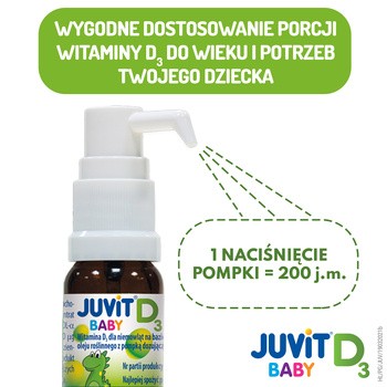 Juvit Baby D3, płyn (krople), 10 ml - aptelia.pl