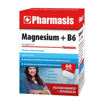 Magnesium + B6 Pharmasis, tabl.,60 szt. - aptelia.pl