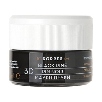 Korres 3D Black Pine, krem na noc, 40 ml - aptelia.pl