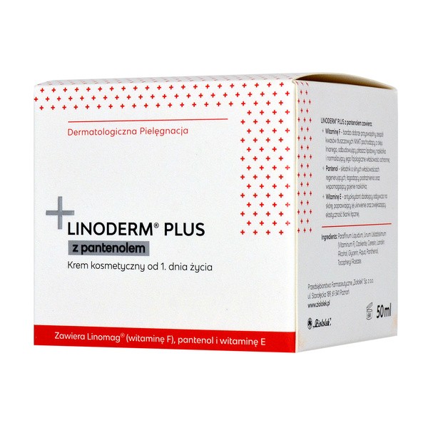 Linoderm Plus, krem z pantenolem, 50 ml - aptelia.pl