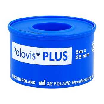 Polovis Plus, przylepiec, 5 m x 2,5 cm, 1 szt. - aptelia.pl