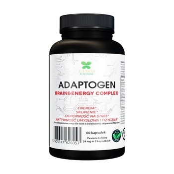 Adaptogen Brain & Energy Complex, kapsułki, 60 szt. - aptelia.pl
