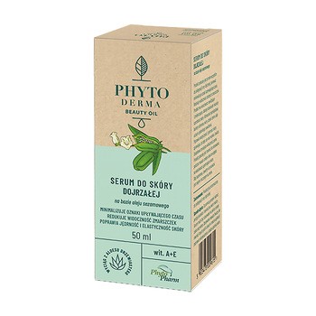 PhytoDerma Beauty Oil, serum do skóry dojrzałej, 50 ml - aptelia.pl