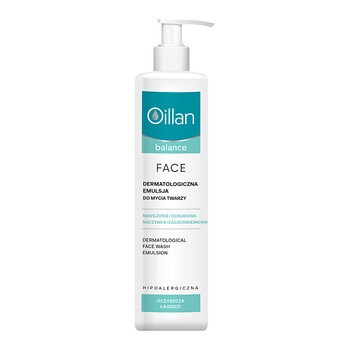 Oillan Balance, dermatologiczna emulsja do mycia twarzy, 250 ml ...