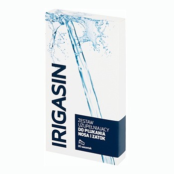 Irigasin, zestaw uzupełniający do płukania nosa i zatok, 30 saszetek ...