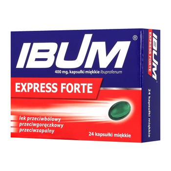 Ibum Express Forte, 400 mg, kapsułki miękkie, 24 szt. - aptelia.pl